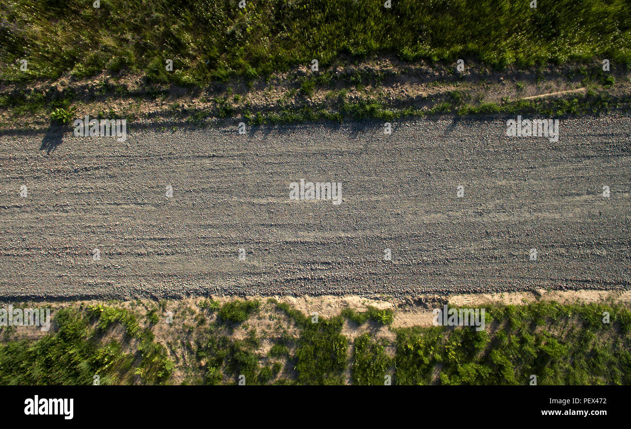 country road, view from above Stock Photo - Alamy