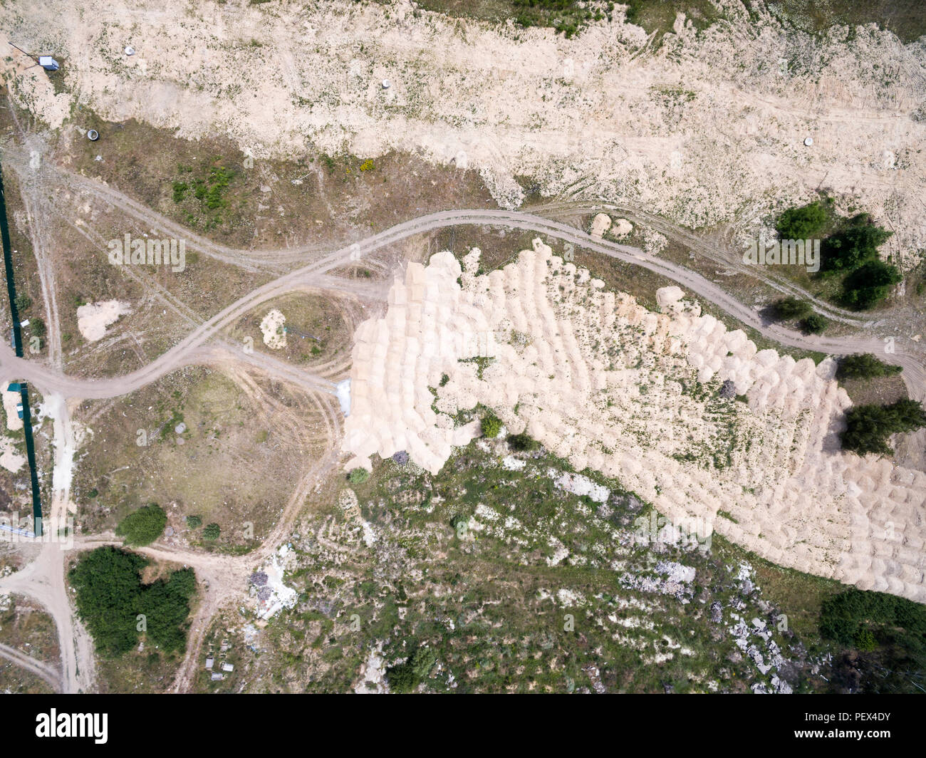country road, view from above Stock Photo - Alamy