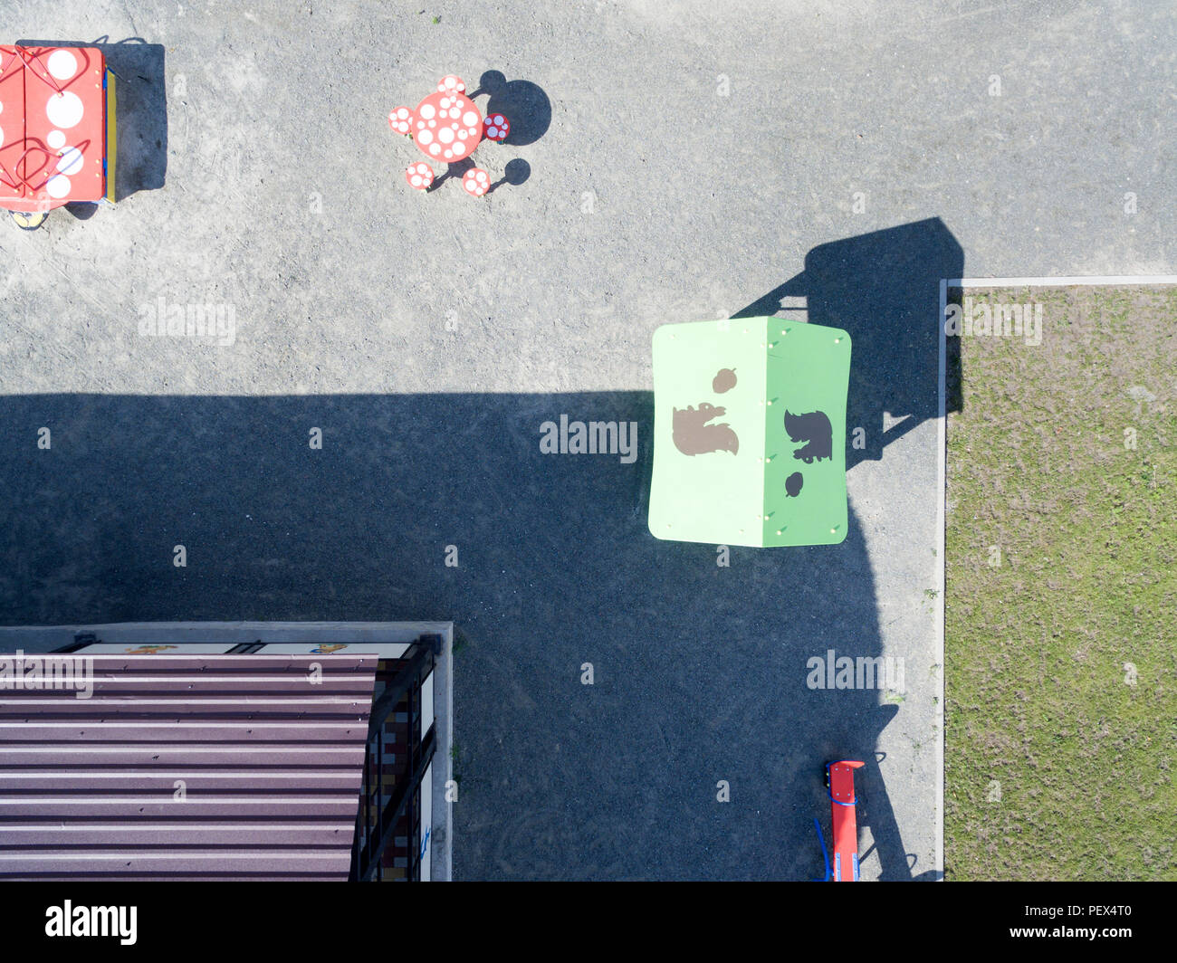 children playground, top view Stock Photo - Alamy