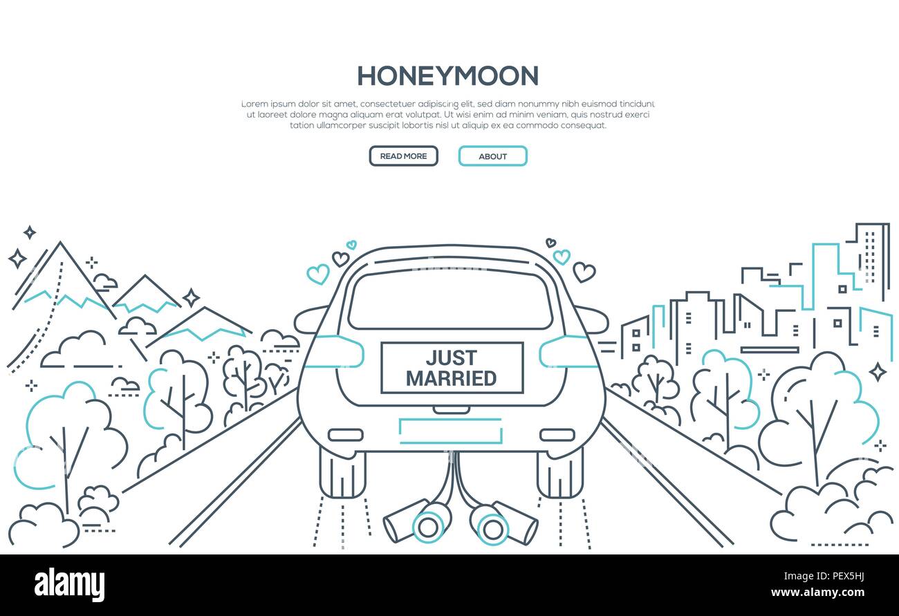 Unusual honeymoon Stock Vector Images - Alamy