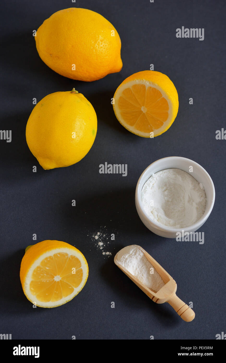 Lemon baking soda hi-res stock photography and images - Alamy