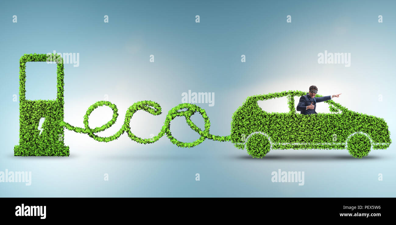 Eco friendly car powered by alternative energy Stock Photo - Alamy