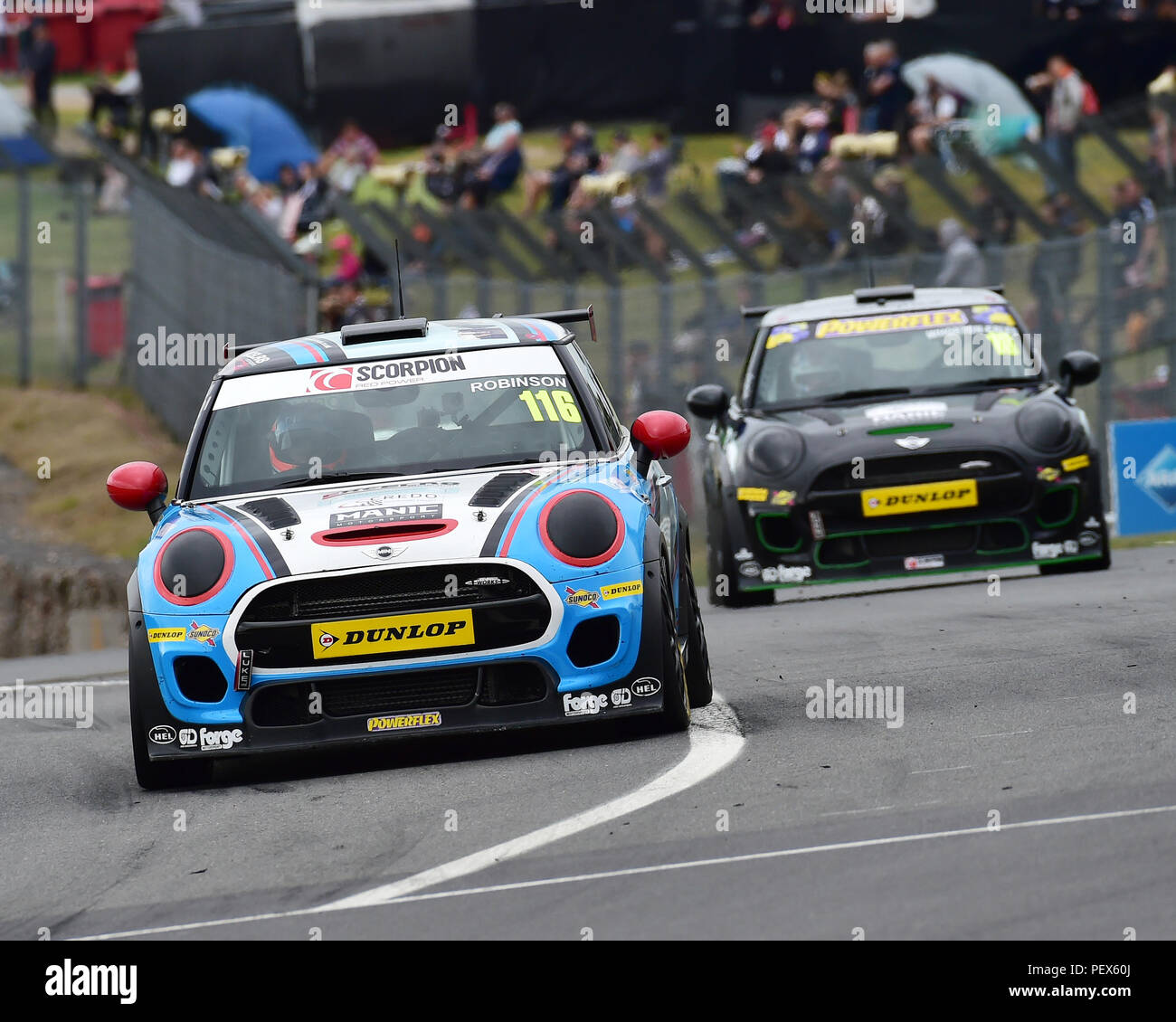 David Robinson, Mini F56 JCW, Mini Challenge, DTM Race Meeting ...