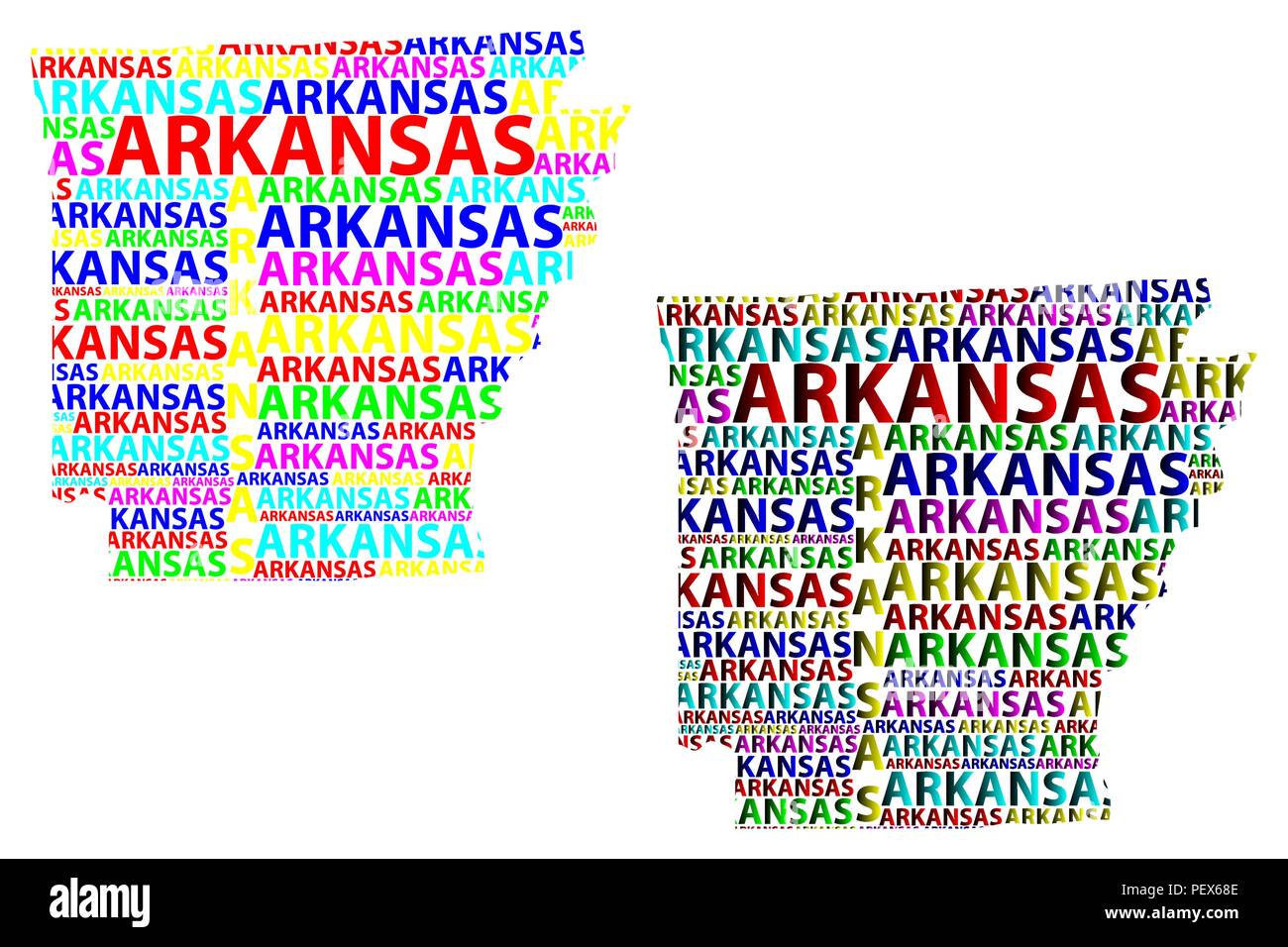 Sketch Arkansas (United States of America, The Natural State, The Bear ...