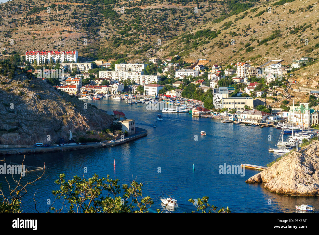 Yacht in balaclava bay hi-res stock photography and images - Alamy