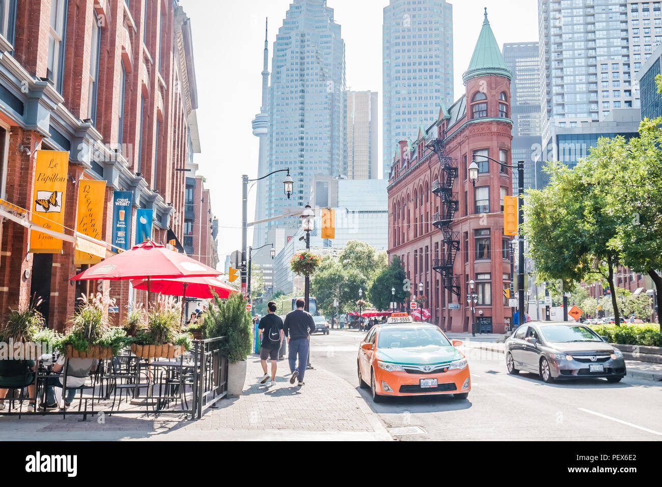 gooderham building is a flatiron building in toronto canada Stock Photo ...