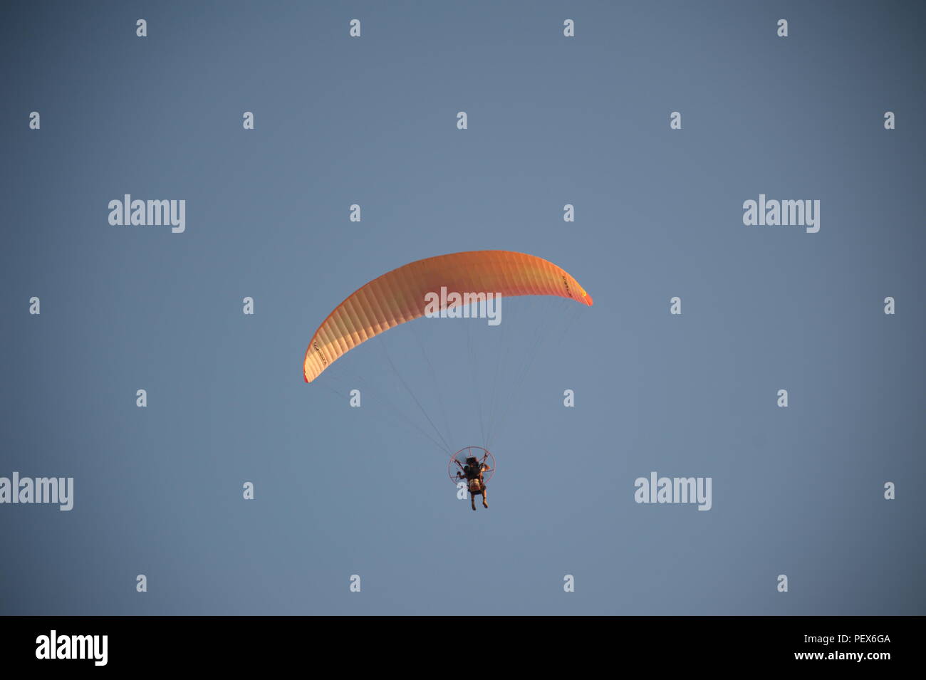 Parachute sky view hi-res stock photography and images - Alamy
