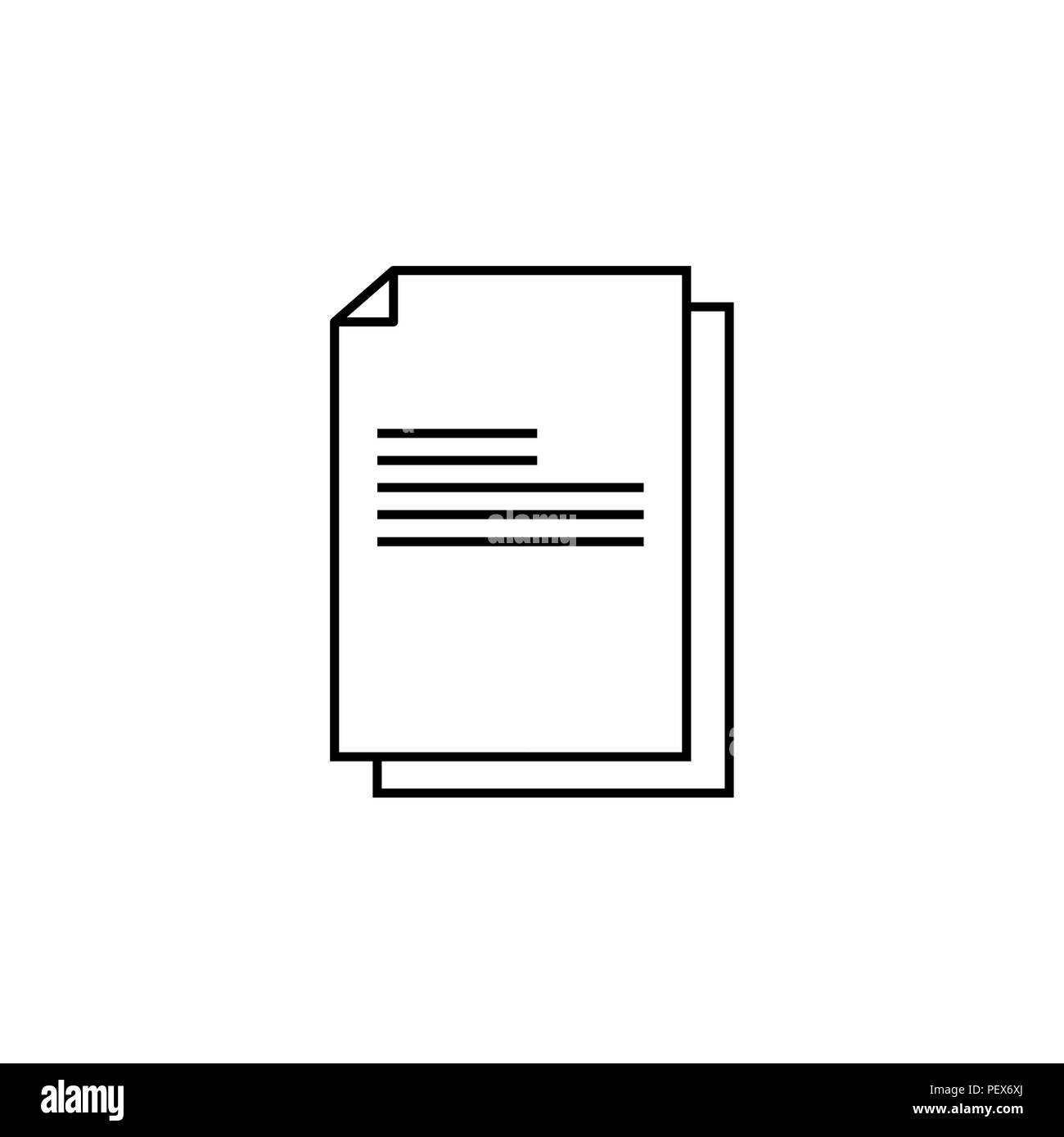 files (documents, data) icon. vector illustration symbol (sign Stock ...