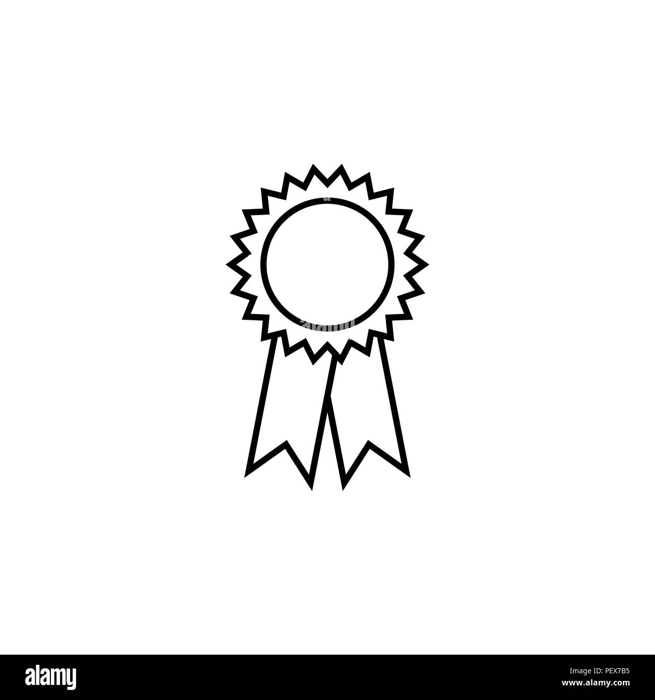 award line icon. vector illustration black on white background Stock ...