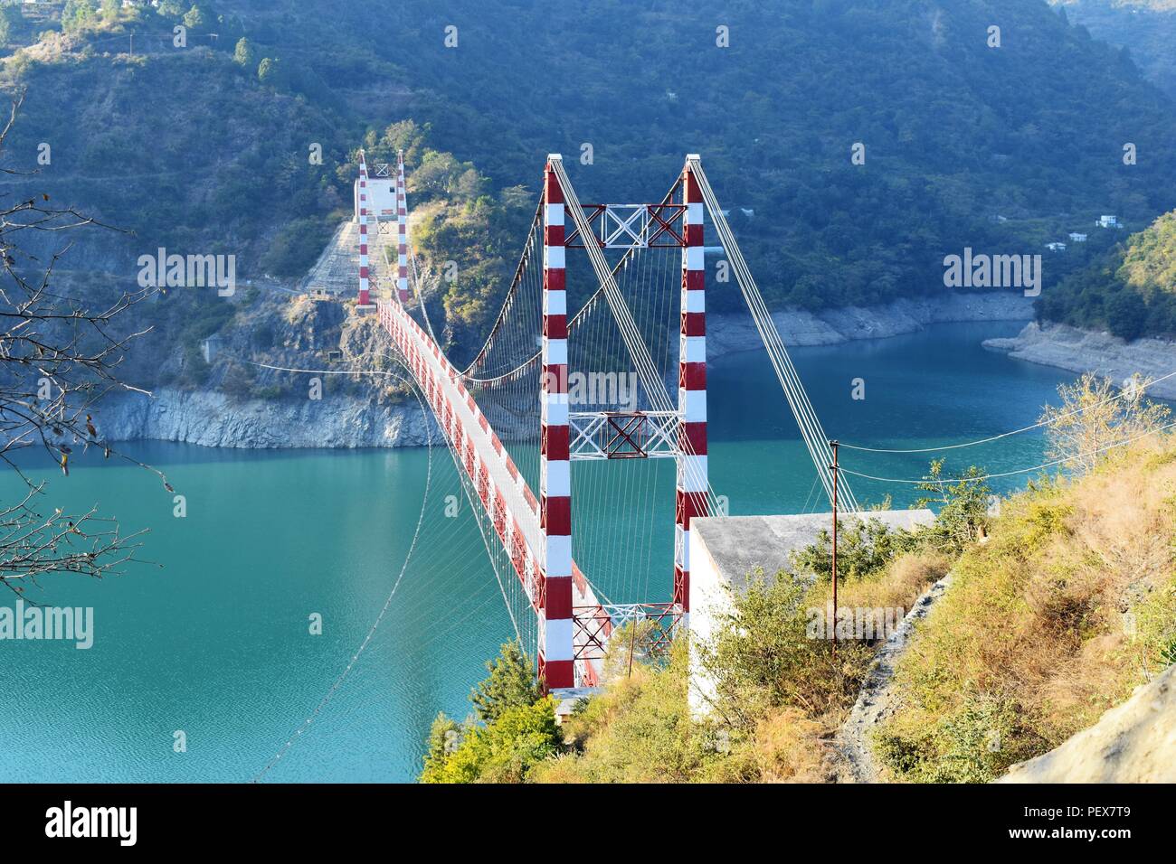 Colorful Bridge in Terhi Stock Photo - Alamy