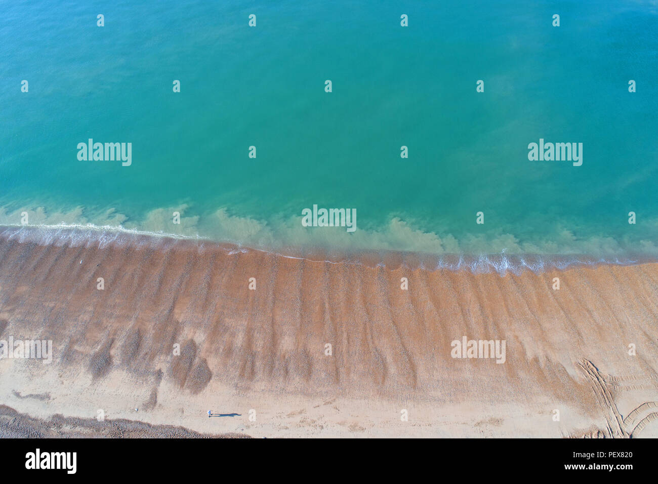 aerial view of hastings seafront and beach in east sussex Stock Photo ...