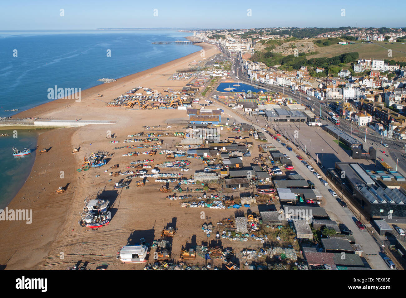 Hastings seafront hi-res stock photography and images - Alamy