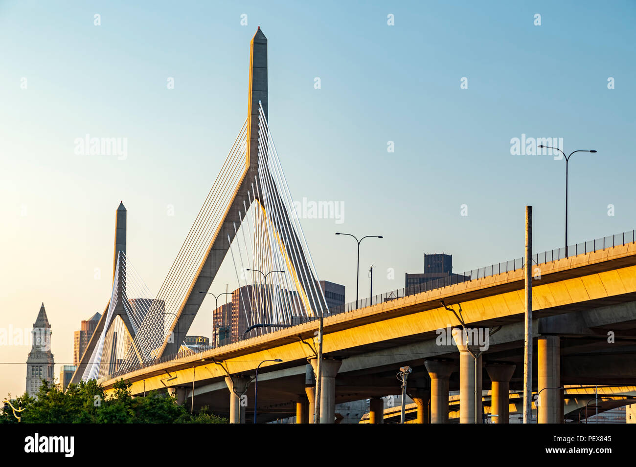 Zakim Bridge High Resolution Stock Photography and Images - Alamy