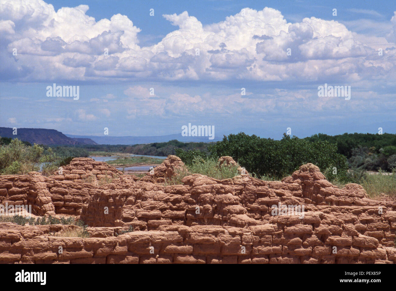 Kuaua Pueblo (Tiguex), Coronado's campsite, Coronado State Park ...