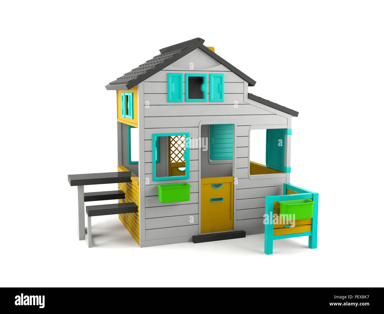 Toy house hi-res stock photography and images - Alamy