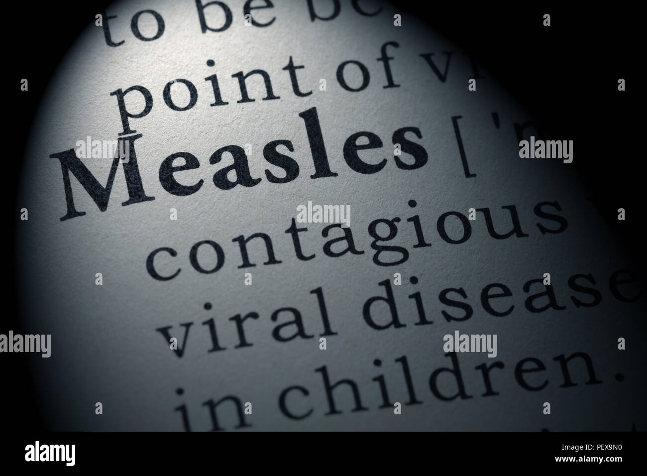 Fake Dictionary, Dictionary definition of the word measles. including ...