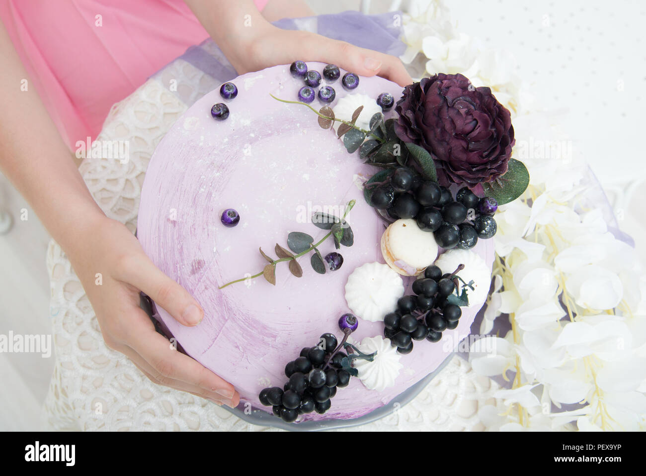 Sweet girl posing on photo shoot Stock Photo - Alamy