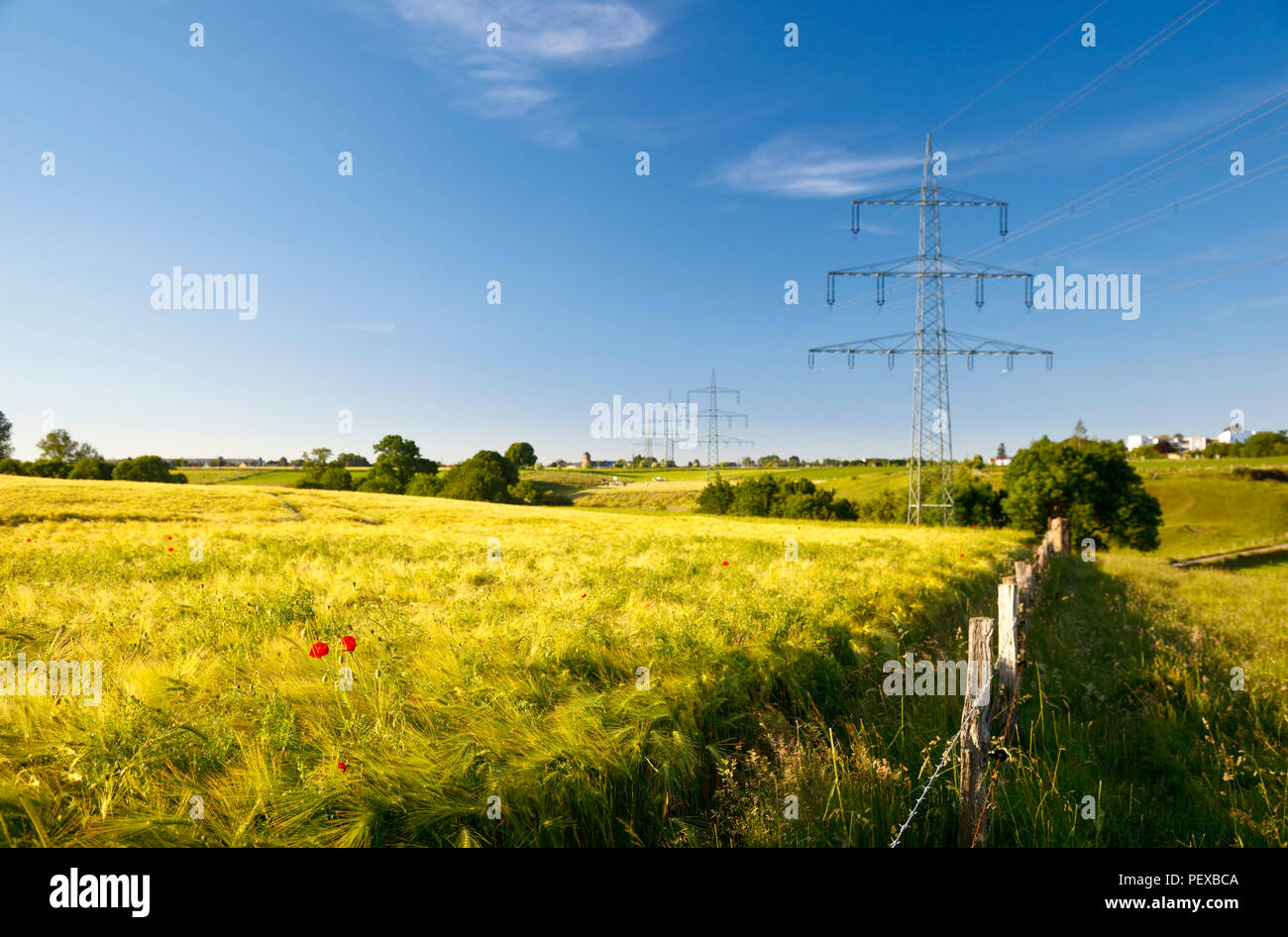 Germany Power Lines High Resolution Stock Photography and Images - Alamy