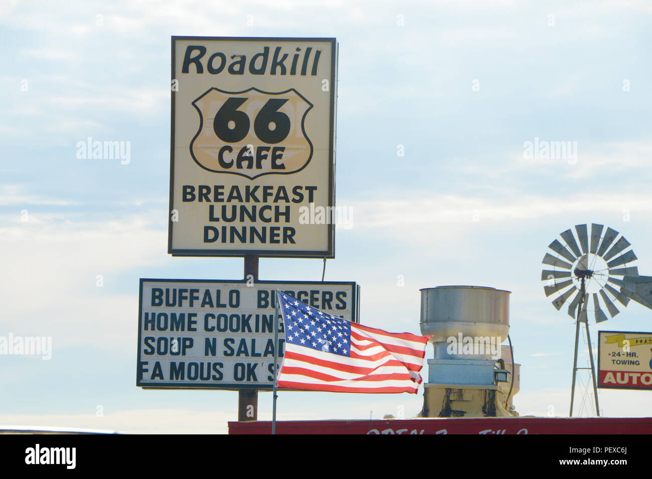 1960 american food signs hi-res stock photography and images - Alamy