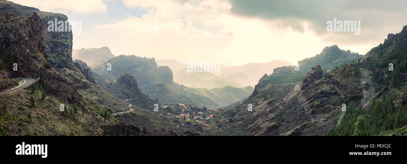 Panoramic view fantastic silhouette hi-res stock photography and images ...