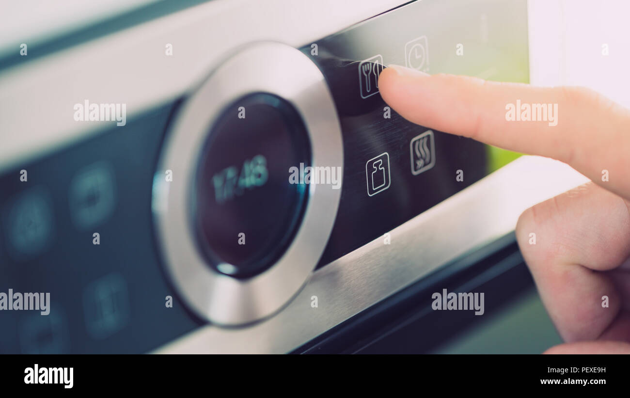 Man touching power button hi-res stock photography and images - Alamy