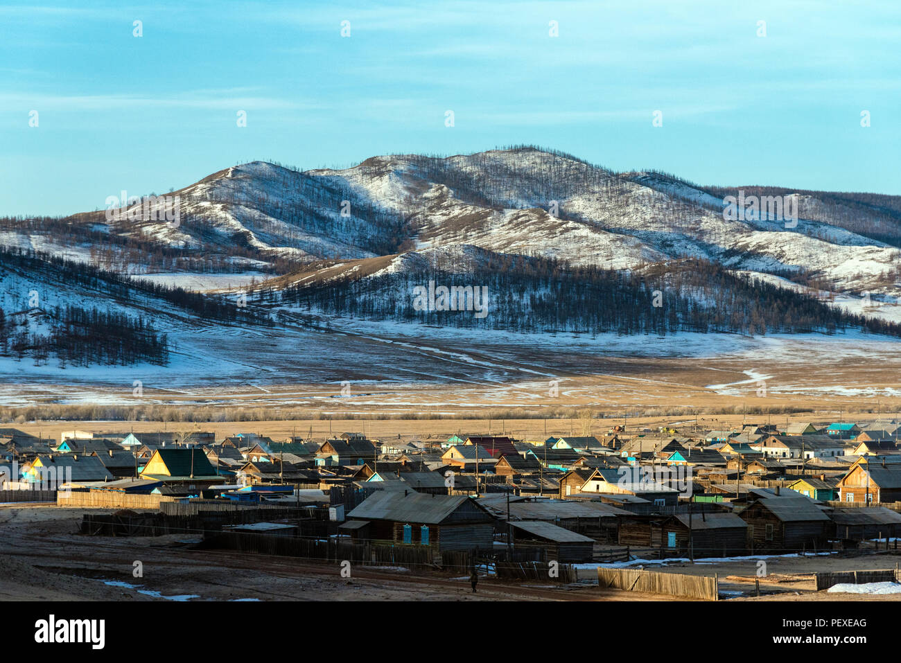 Russia mongolia border hi-res stock photography and images - Alamy