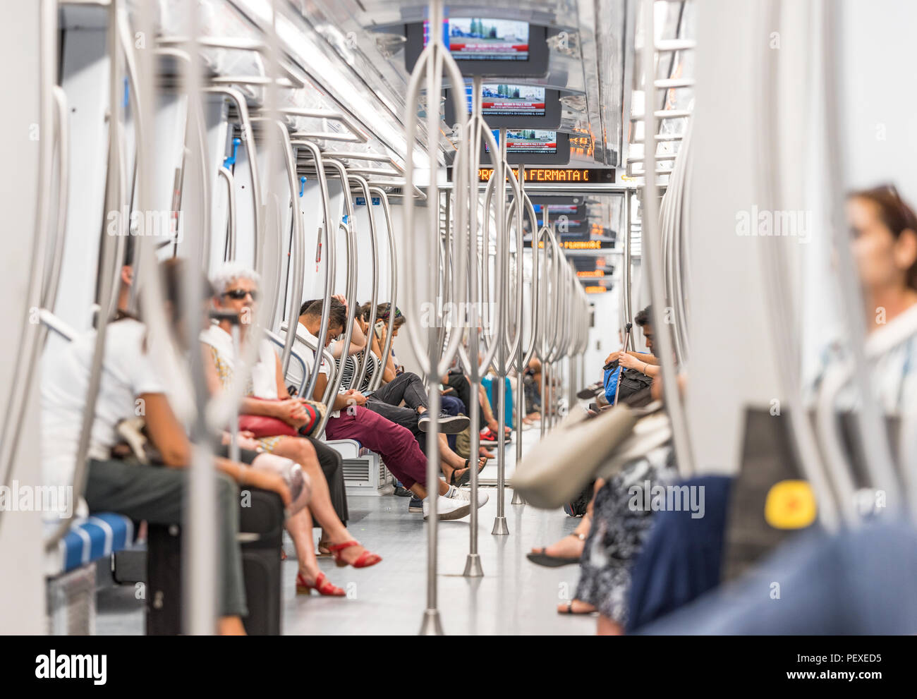 Rome metro subway hi-res stock photography and images - Alamy