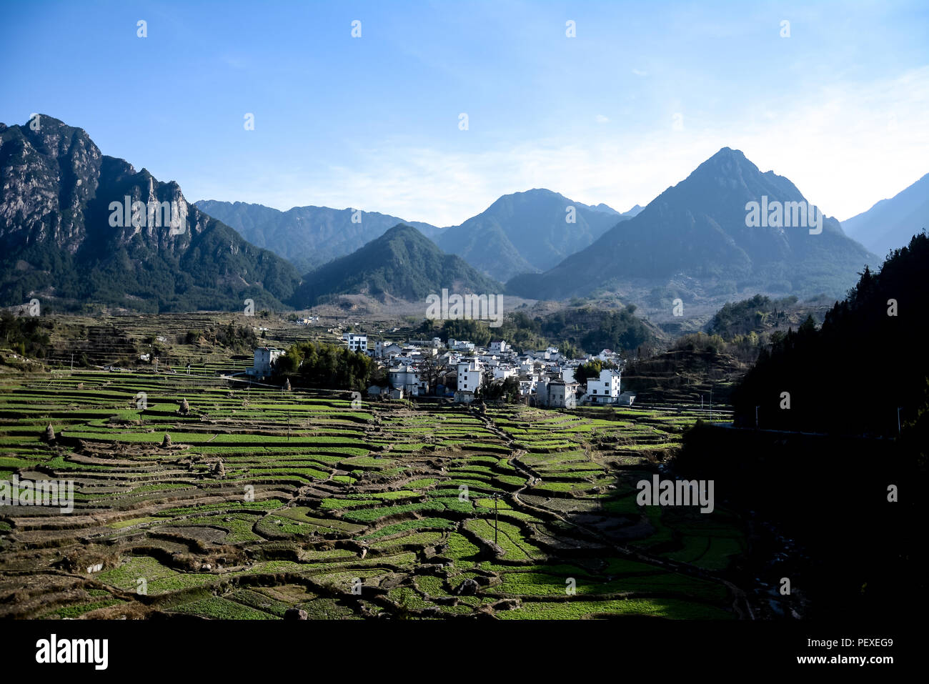 Villages terrace in mountain hi-res stock photography and images - Alamy