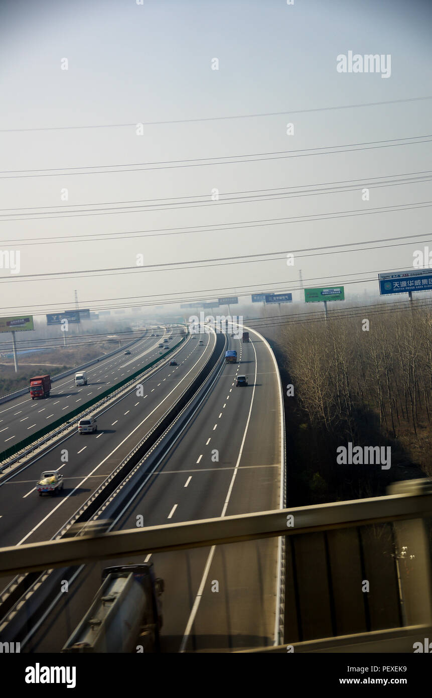 Cars on the Expressway Stock Photo - Alamy