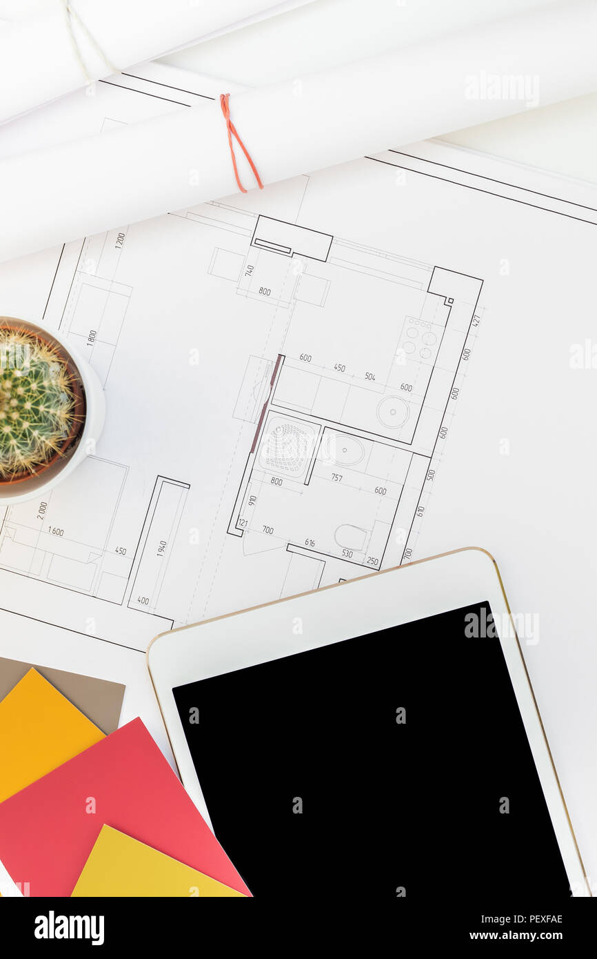 Plan workplace interior hi-res stock photography and images - Alamy