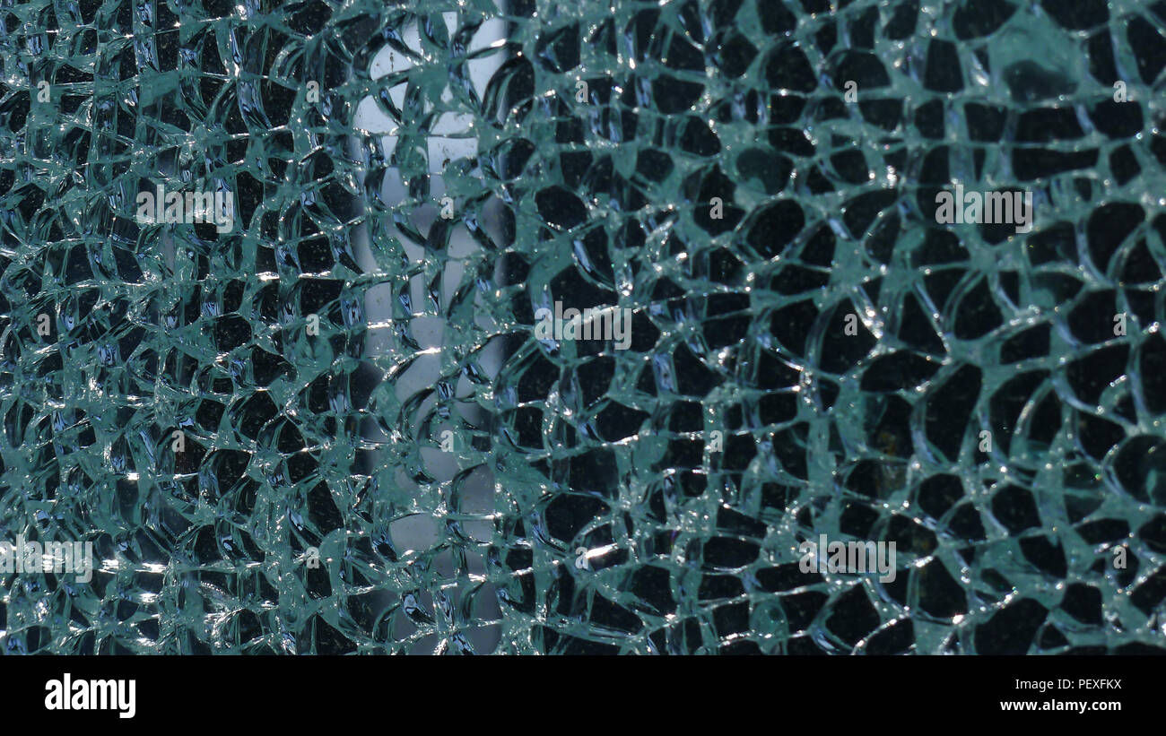 A Close-up of Cracks in the surface of glass Stock Photo - Alamy