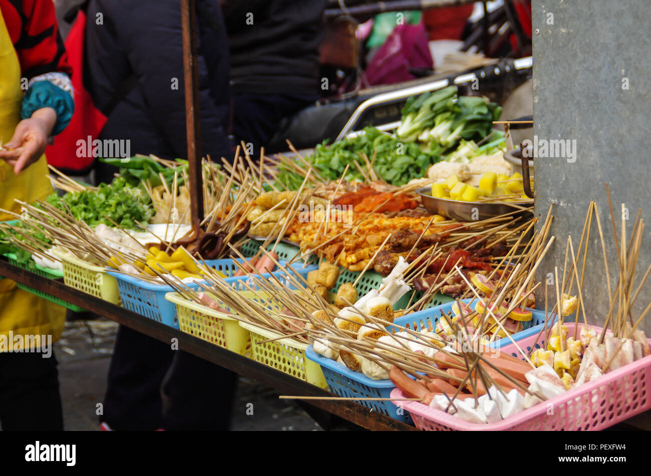 Chinese vegetables stall street chinatown hi-res stock photography and ...