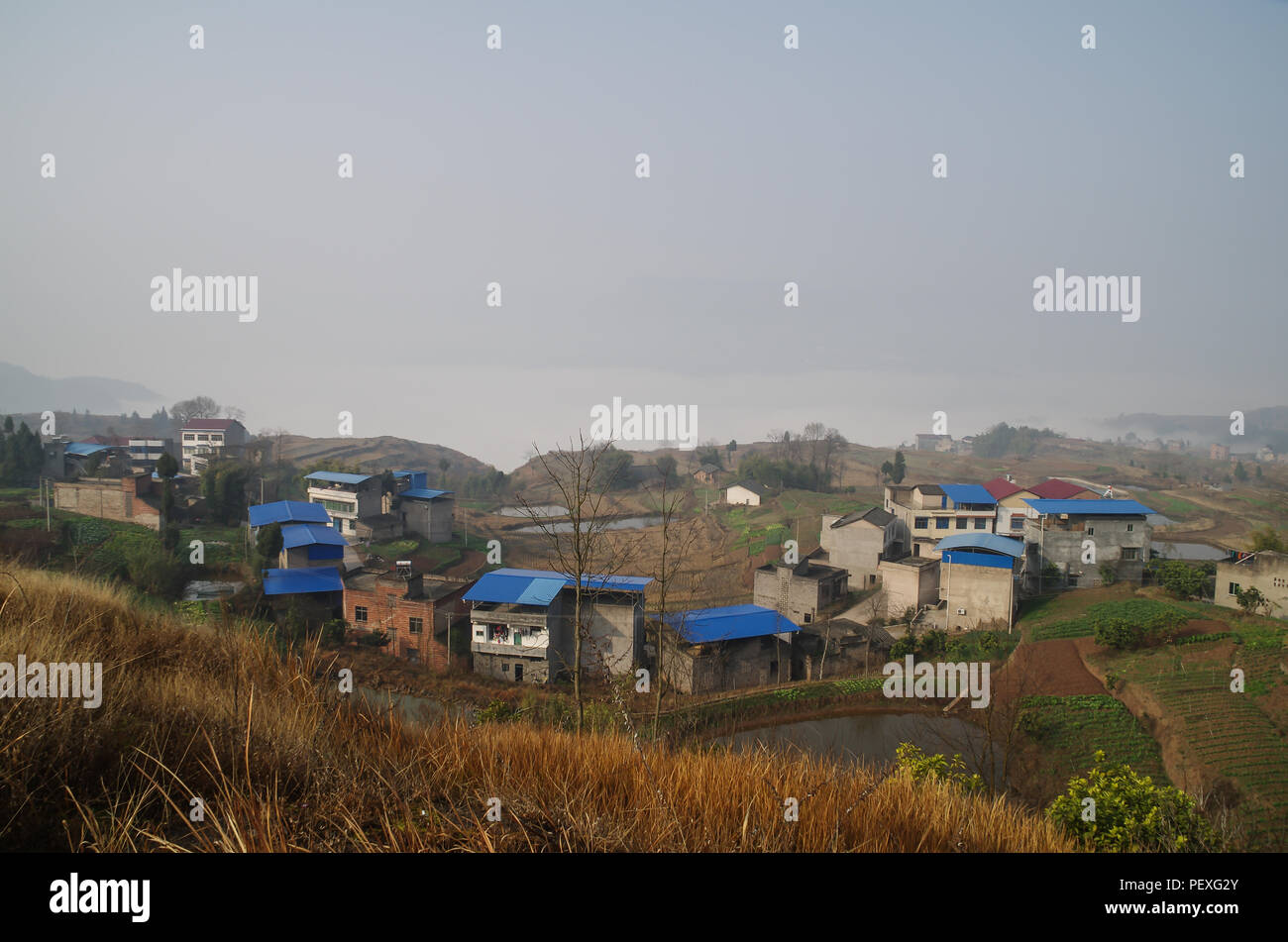 Villages and Surrounding Environment Stock Photo - Alamy