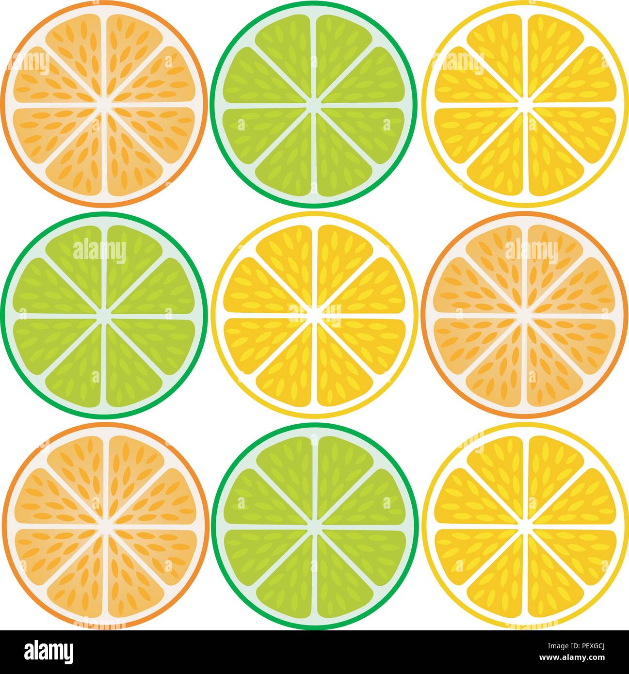 Citrus cross section Stock Vector Images - Alamy