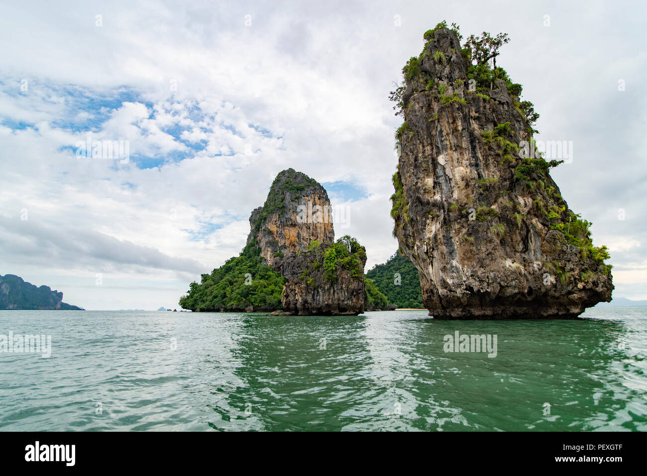 Rock island landscape in the southern tip of Thailand Stock Photo - Alamy