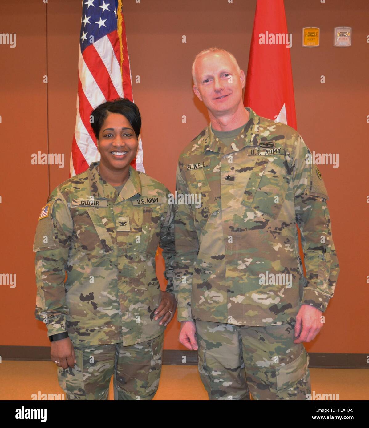 Col. Toni A. Glover, 650th Regional Support Group commander, and Brig ...