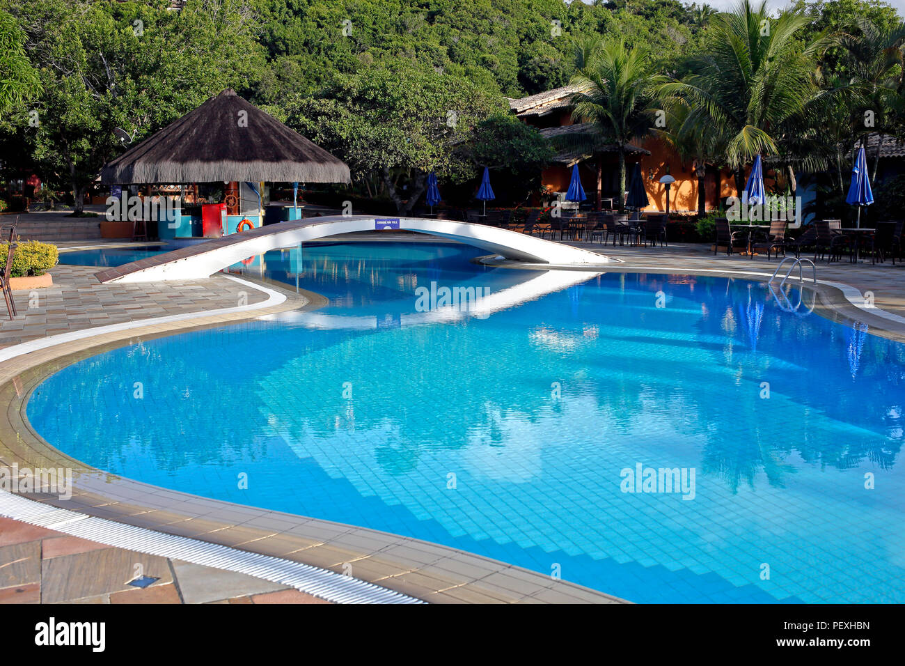 Hotel swimming pool Stock Photo - Alamy