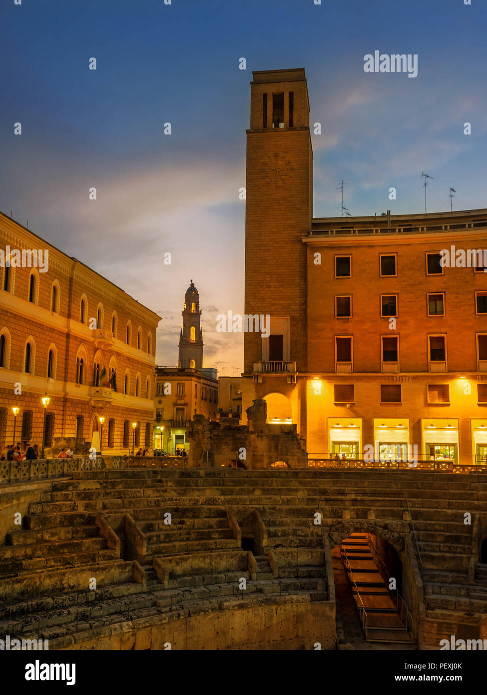 Lecce amphitheater hi-res stock photography and images - Alamy