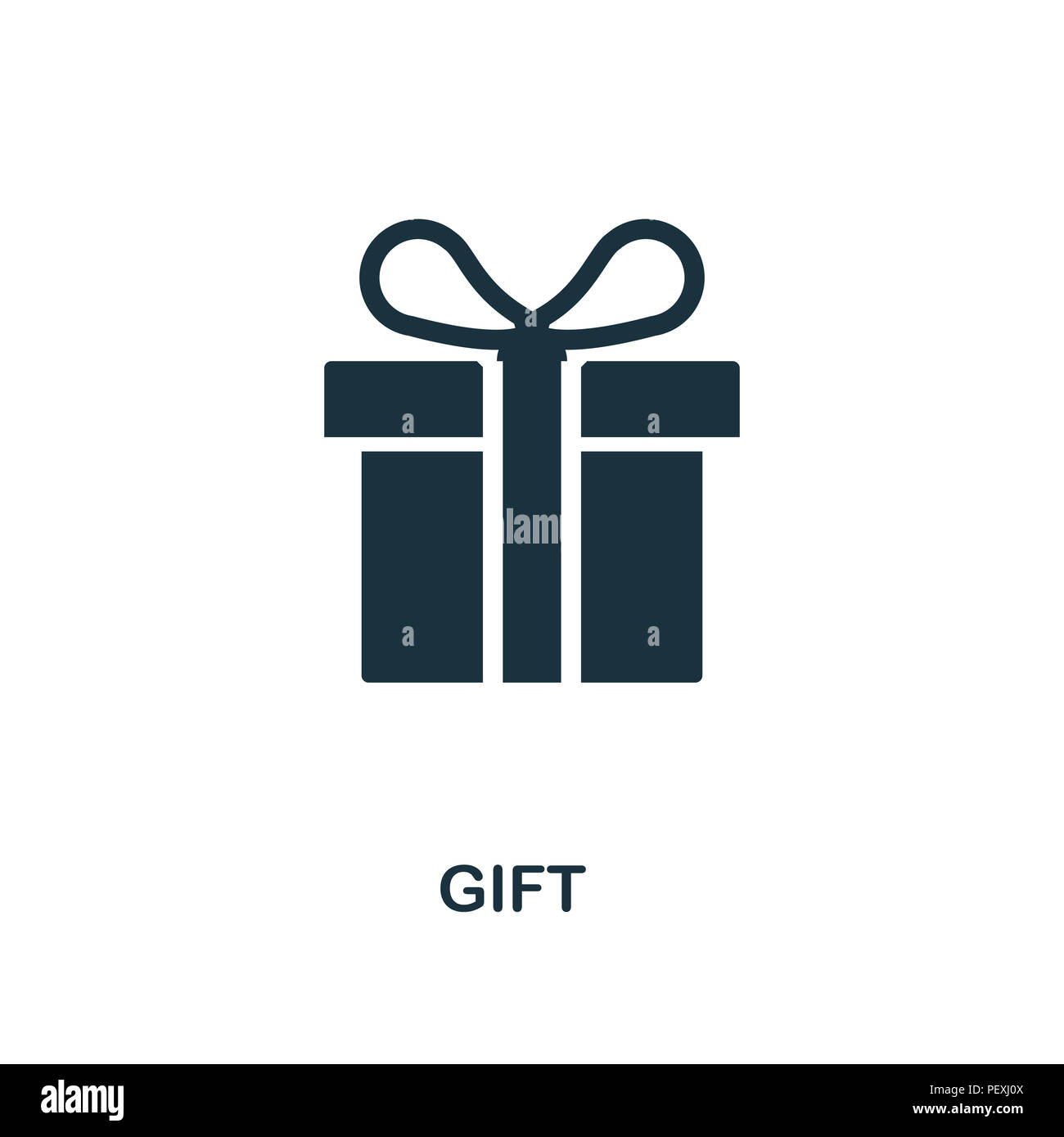 Gift creative icon. Simple element illustration. Gift concept symbol ...