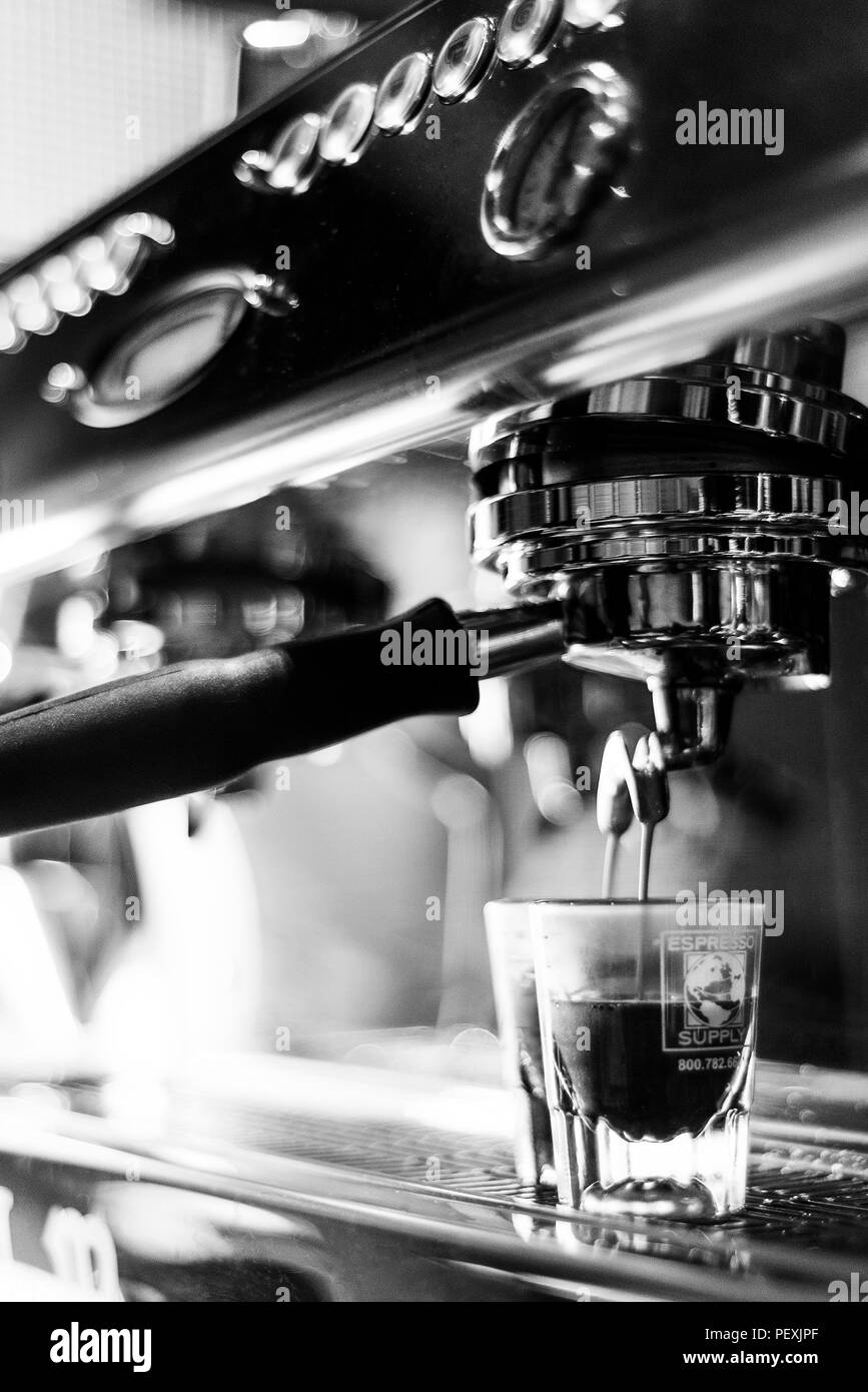 Espresso bw hi-res stock photography and images - Alamy