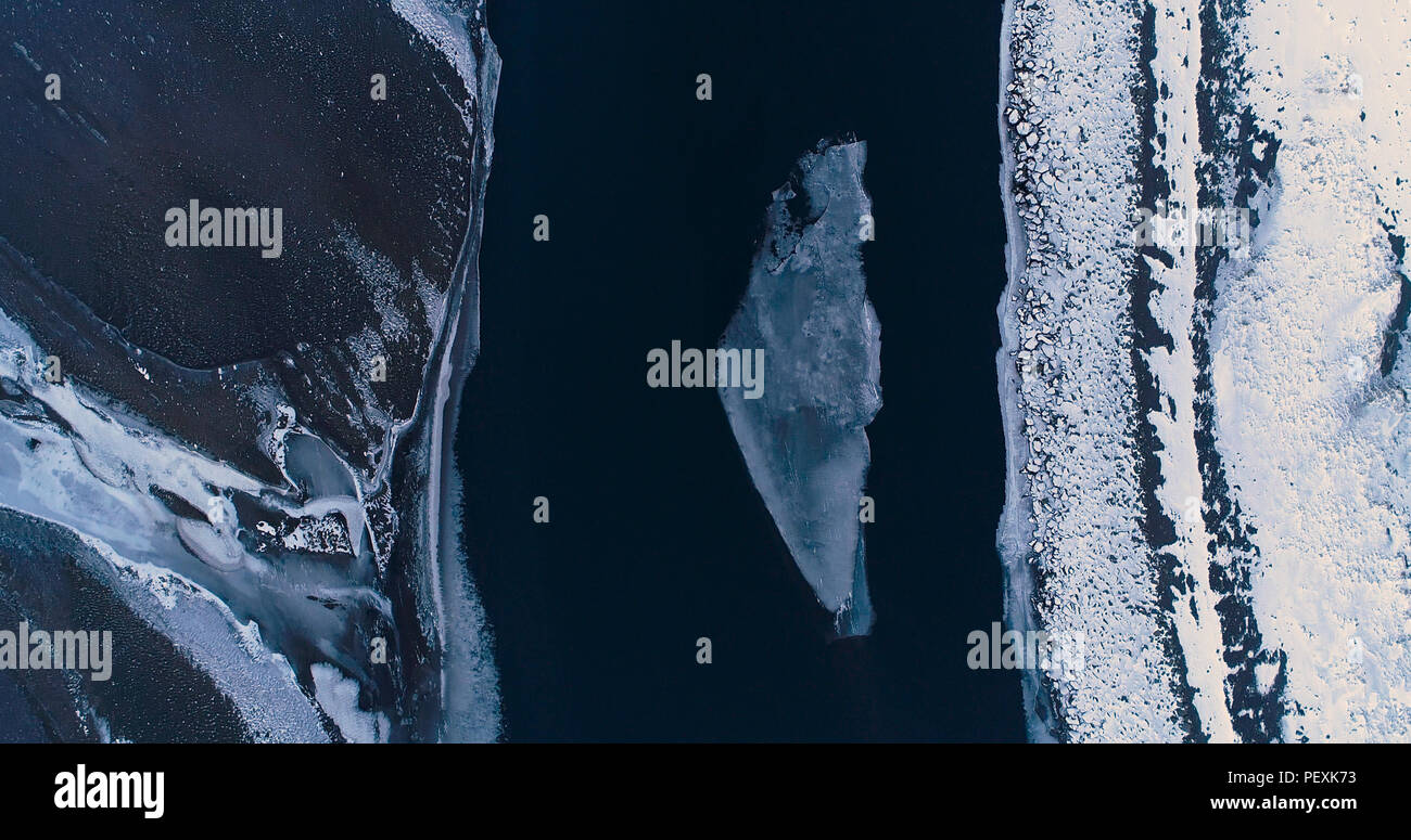 river in aerial view Stock Photo - Alamy