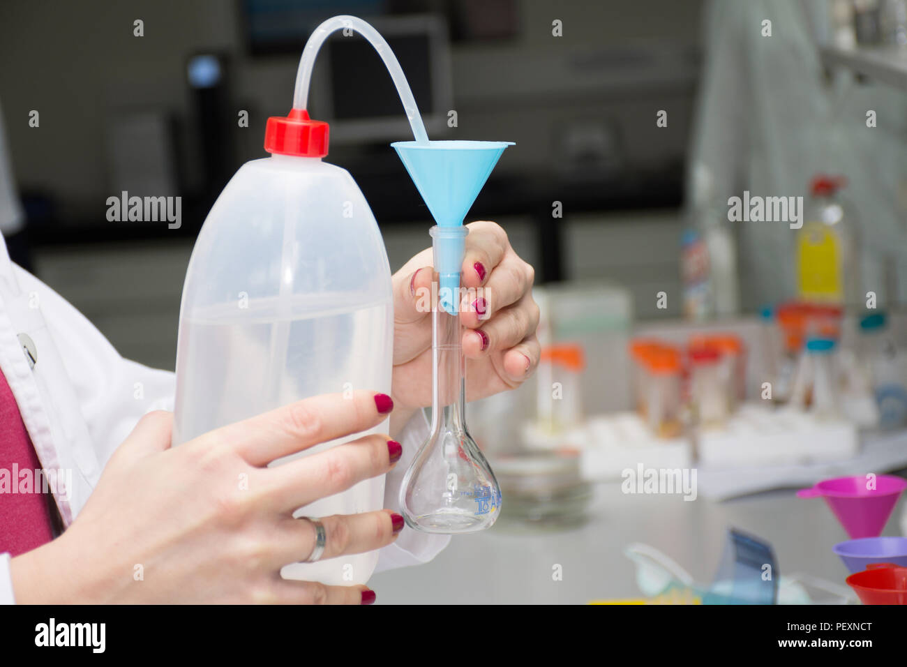 equipment in laboratory use for research and test sample Stock Photo ...
