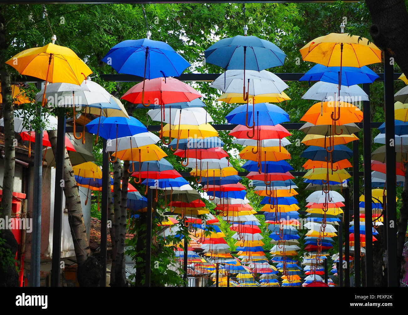 Umbrella Street Antalya High Resolution Stock Photography and Images ...