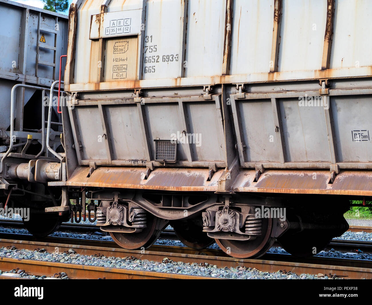 Loading steel rails hi-res stock photography and images - Alamy