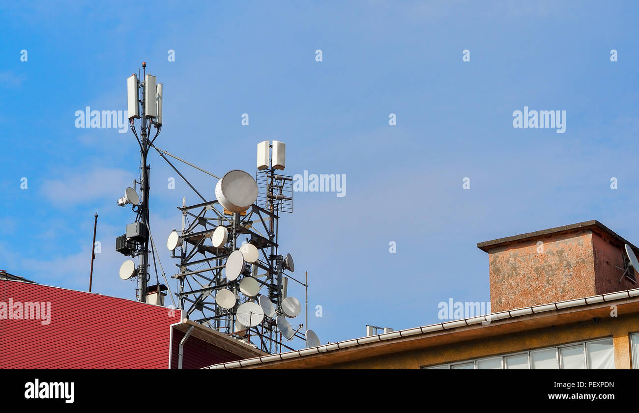 Cellular Base Station Building Equipment High Resolution Stock ...