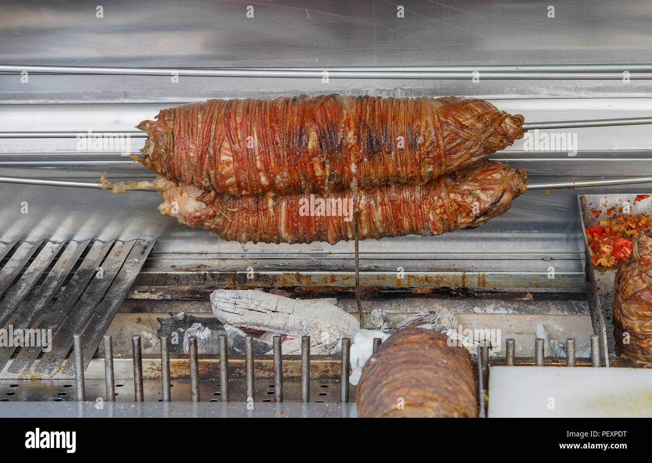 Roasting turkey fire hi-res stock photography and images - Alamy