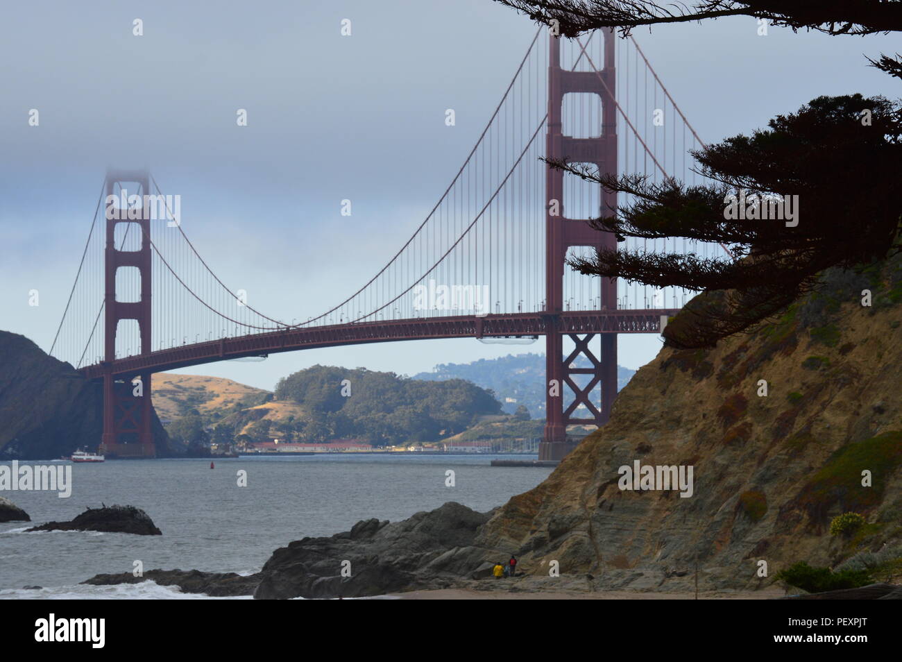 Gold beach bridge hi-res stock photography and images - Alamy