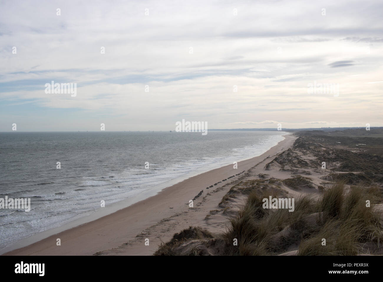 View of Coast at Newburgh Beach Stock Photo - Alamy