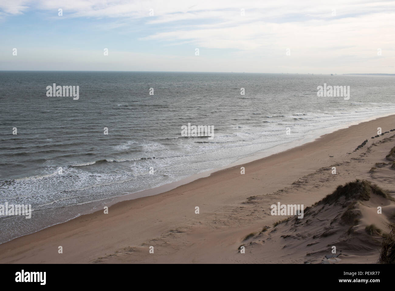 View of Coast at Newburgh Beach Stock Photo - Alamy
