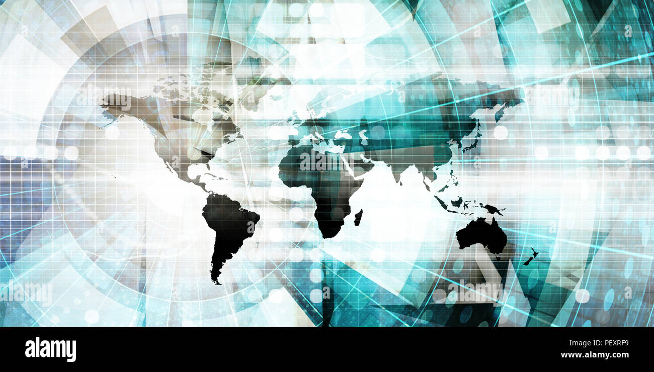 Global Science and Medical Abstract Background Art Stock Photo - Alamy